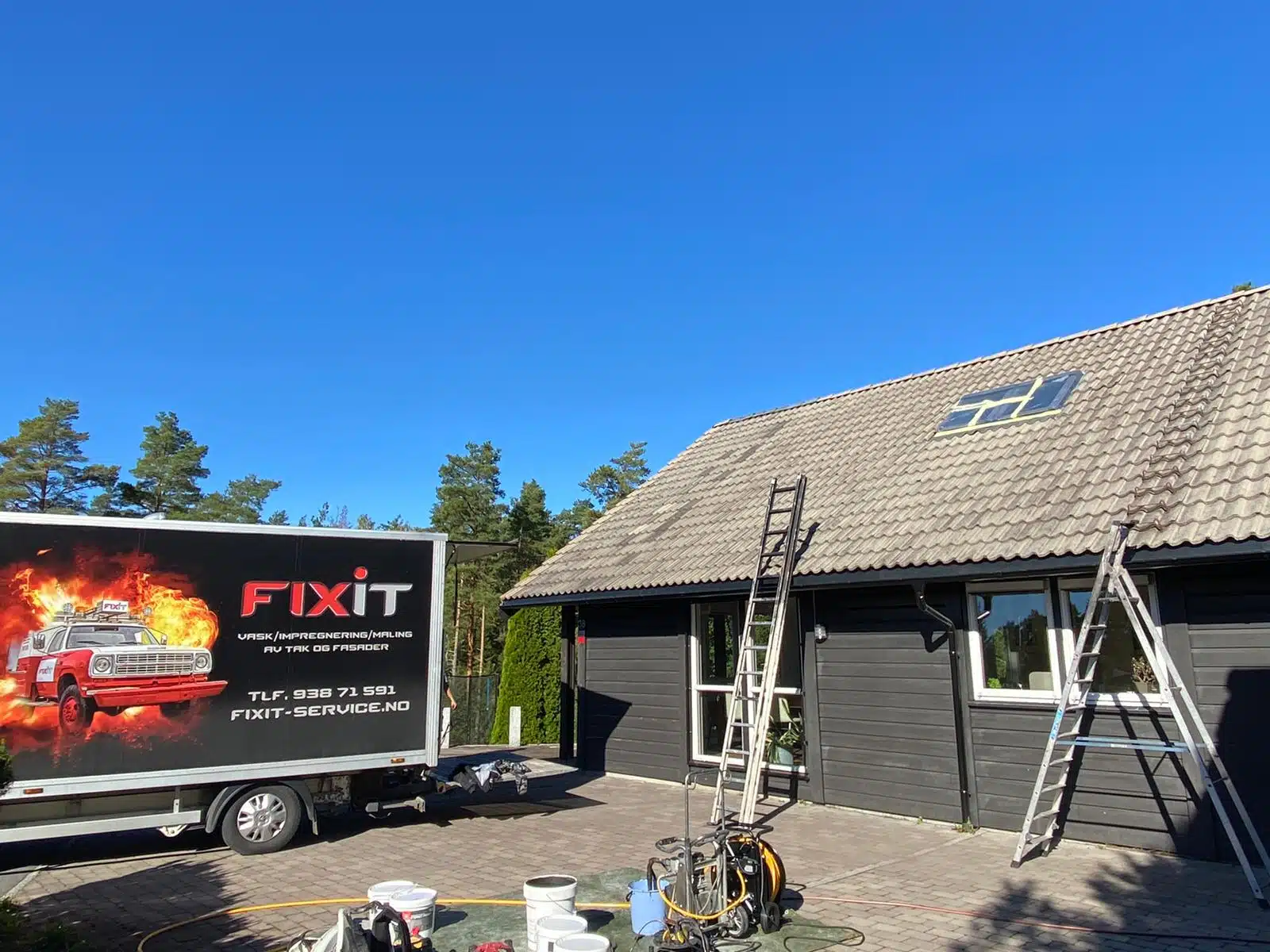 Maling av tak | Morten Fixit